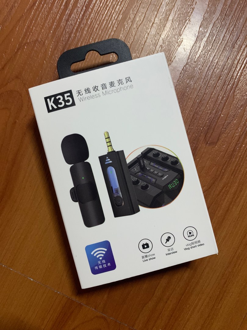 Wireless Microphone (Aux), Audio, Microphones on Carousell