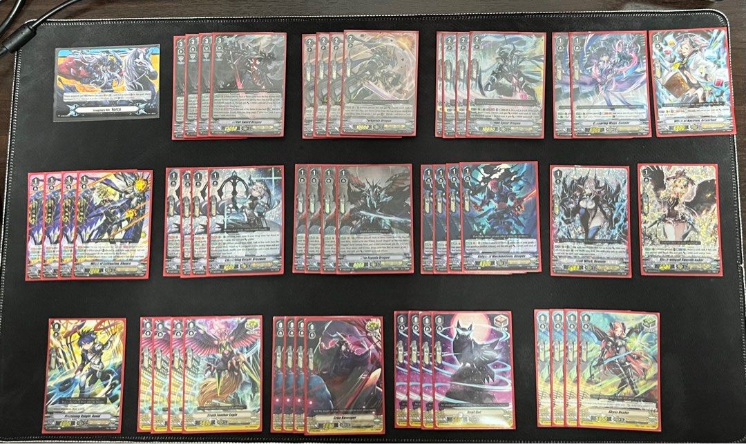 WTS English Vanguard V Mordred + Claret Sword Decks, Hobbies & Toys ...