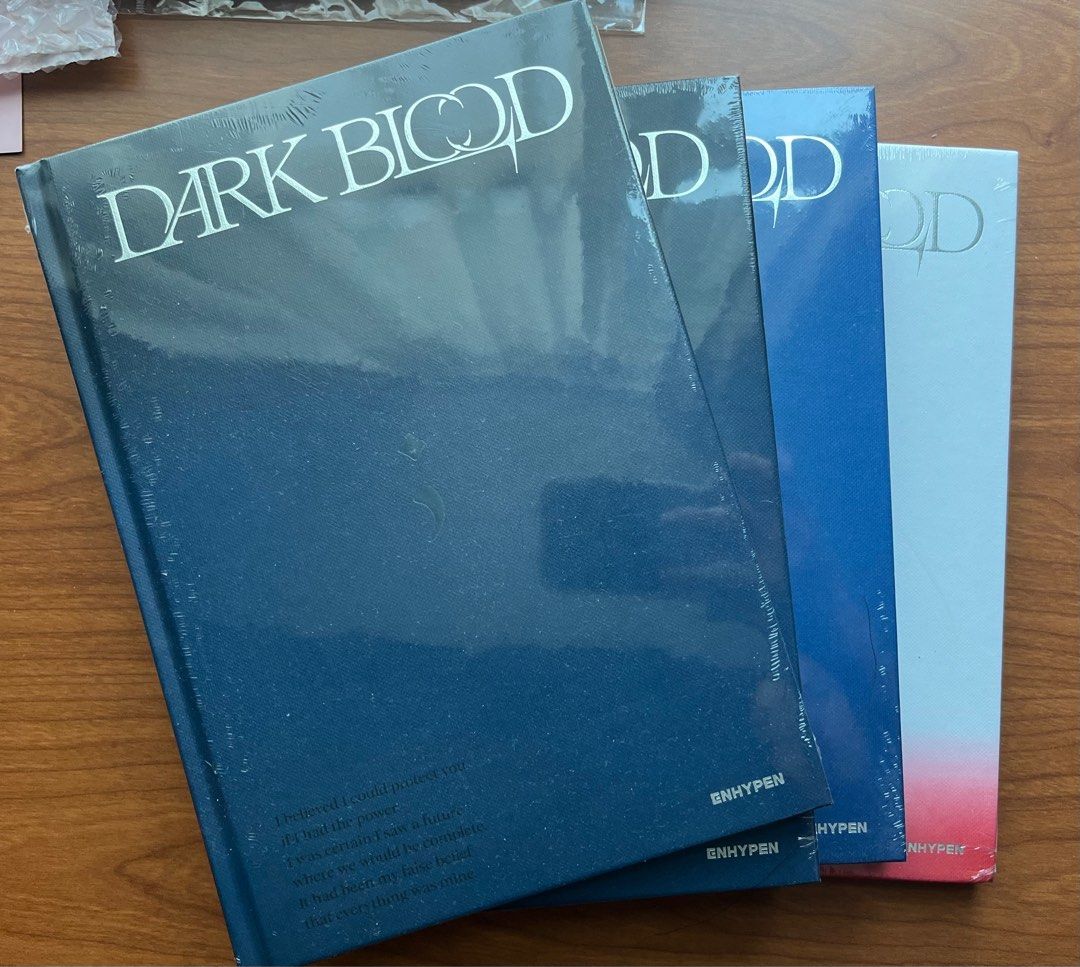 [wts/lfb] incoming sealed enhypen dark blood regular album full half ...