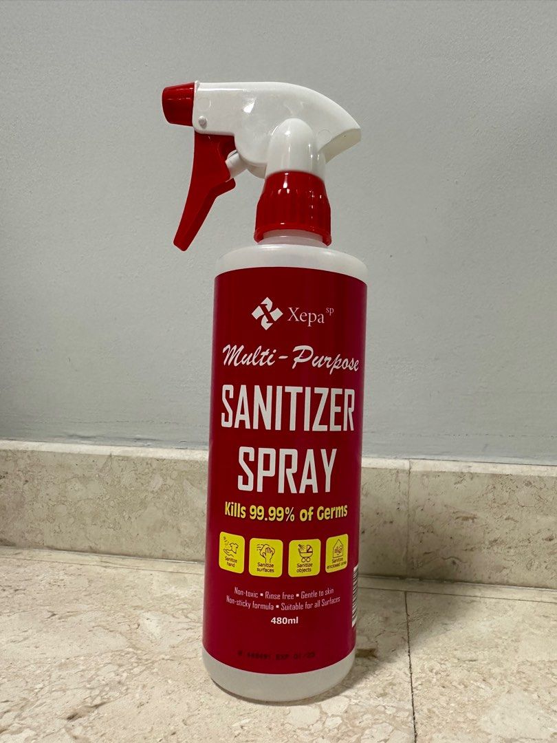 Xepa Multi-Purpose Sanitizer Spray, Beauty & Personal Care, Sanitisers ...