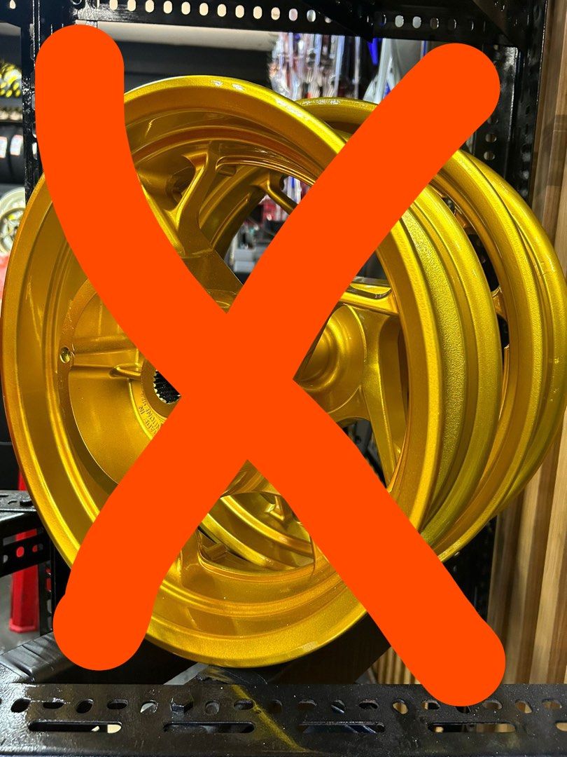 XMAX RIMS AEROX RIMS NMAXV2 RIMS, Motorcycles, Motorcycle Accessories ...