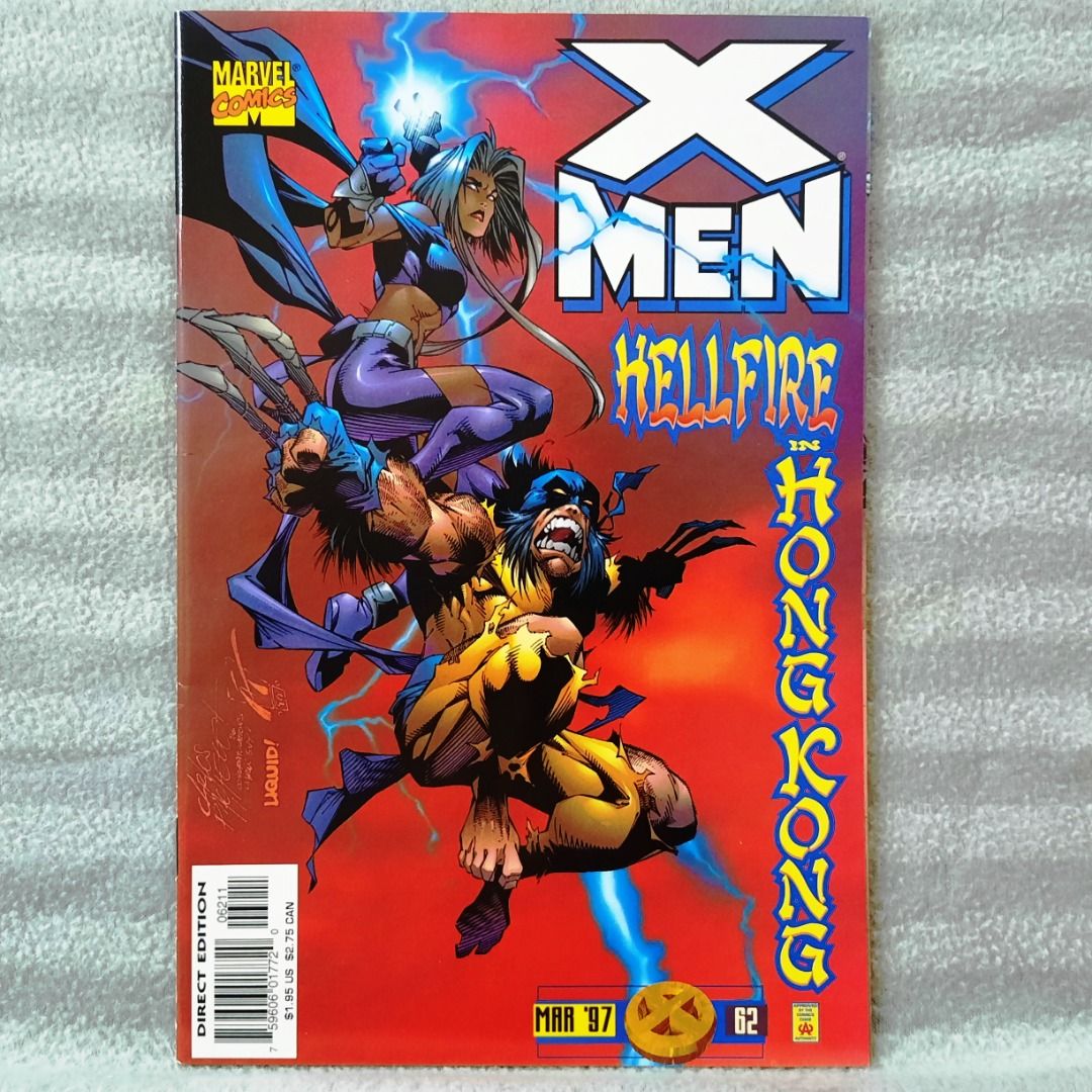 X-Men #62 Variant (Marvel Comics) Scott Lobdell, Carlos Pacheco, Art ...