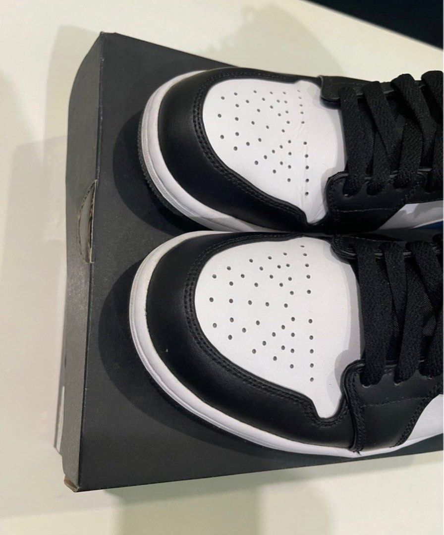 Yeezy Frozen Yellow & Air Jordan 1 Mid Racer Blue, Men's Fashion ...