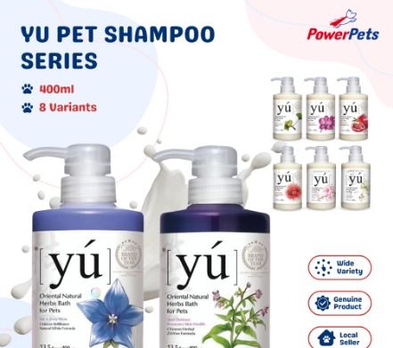 Yu Pet Shampoo Series 400ml - Oriental Herbs Care for Dogs and Cats ...