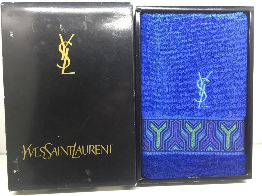 Yves Saint Laurent YSL Face Towel, Furniture & Home Living, Bedding ...