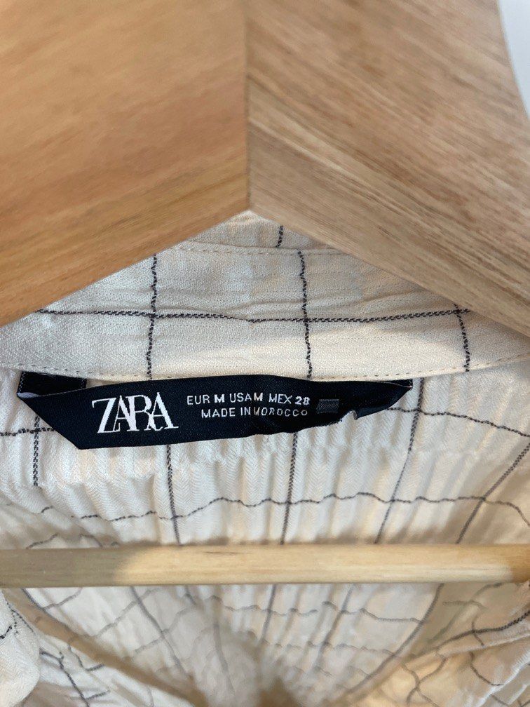 Zara checkered wrap dress, Women's Fashion, Dresses & Sets, Dresses on ...