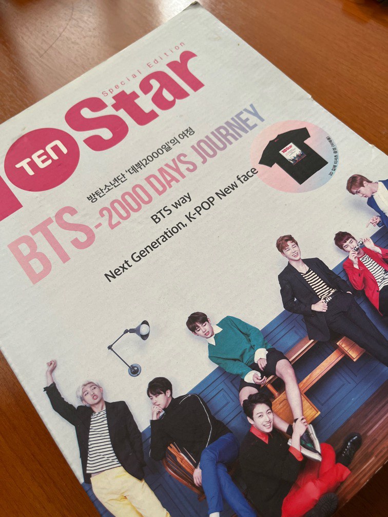10 Star BTS - 2000 Days Journey with T-shirt, Hobbies & Toys, Books & Magazines, Magazines on ...