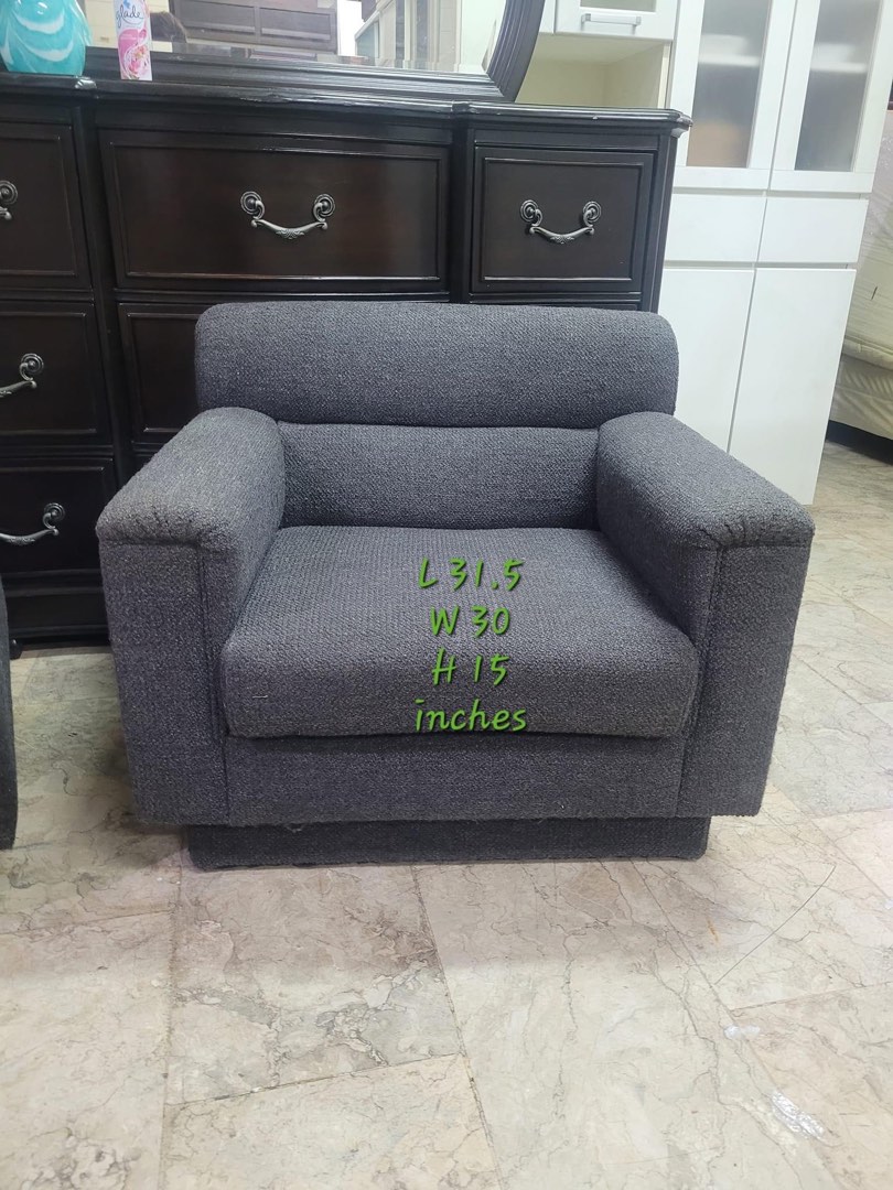 2pcs single sofa Japan surplus, Furniture & Home Living, Furniture, Sofas on Carousell