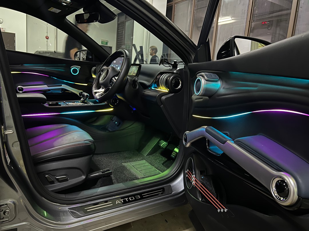 3K REVIEWS! $300⚡️BYD EV Electric Cars Install 2025 Ambient Light ...