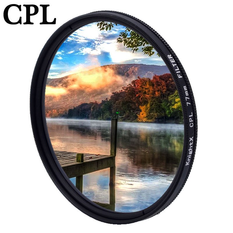 55mm - KnightX CPL Circular Polarizer Filter Ultra Slim For DSLR Lens ...