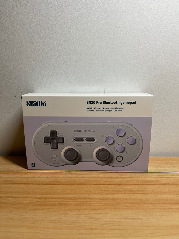 8bitdo SN30 Pro Controller for Nintendo Switch Purple SNES, Video ...