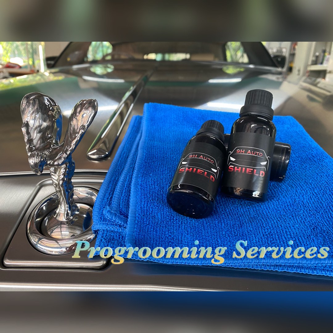 9H coating, Car Accessories, Car Workshops & Services on Carousell