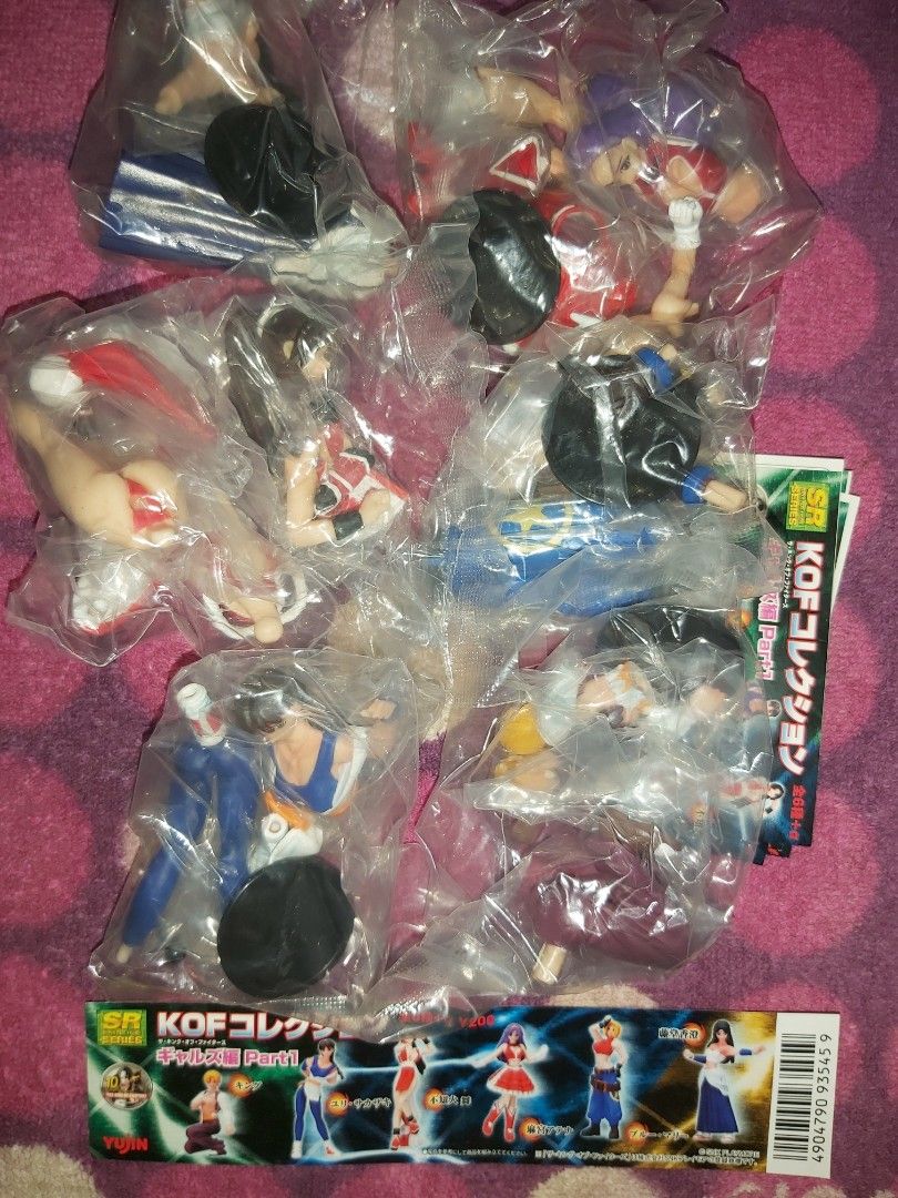 拳皇 KOF King of Fighters Gals Collection King Yuki 雪 麻宮雅典娜 Athena Blue Mary 藤堂香澄 Mai 不知火舞 全6種 ...