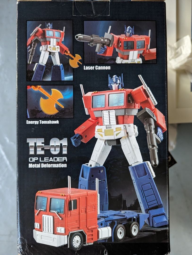 柯柏文 TE-01 初版 擎天柱 變形 變型 金剛 G1 Transformers Optimus Prime TE01 not MP, 興趣 ...