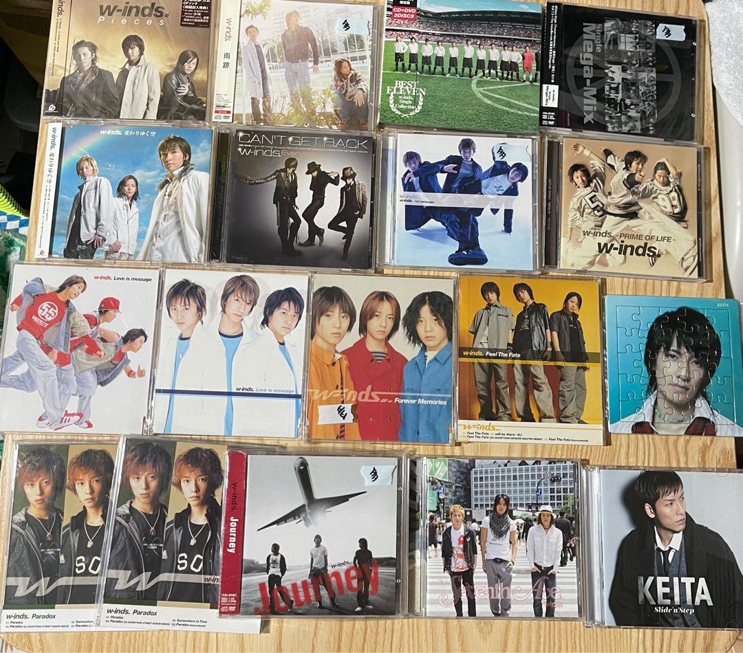 Free免費 清屋斷捨離 免費贈送w-inds. CD DVD 寫真集雜誌 周邊產品 全收優先 郵資自付 非誠勿擾 送給有心人, 興趣及遊戲, 收藏品及紀念品, 日本明星 - Carousell