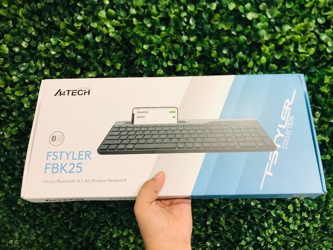 A4tech Fbk25 Fstyler Bluetooth And 2 4g Wireless Keyboard Black Computers And Tech Parts