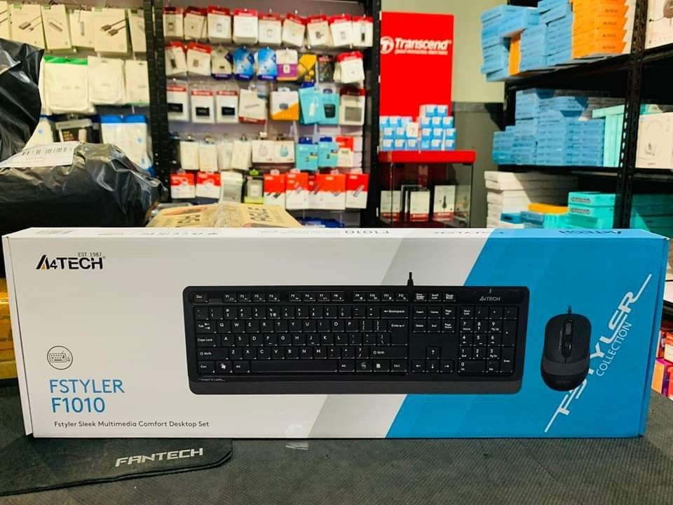 A4Tech Fstyler F1010 Keyboard Mouse Combo USB Grey, Computers & Tech, Parts & Accessories ...