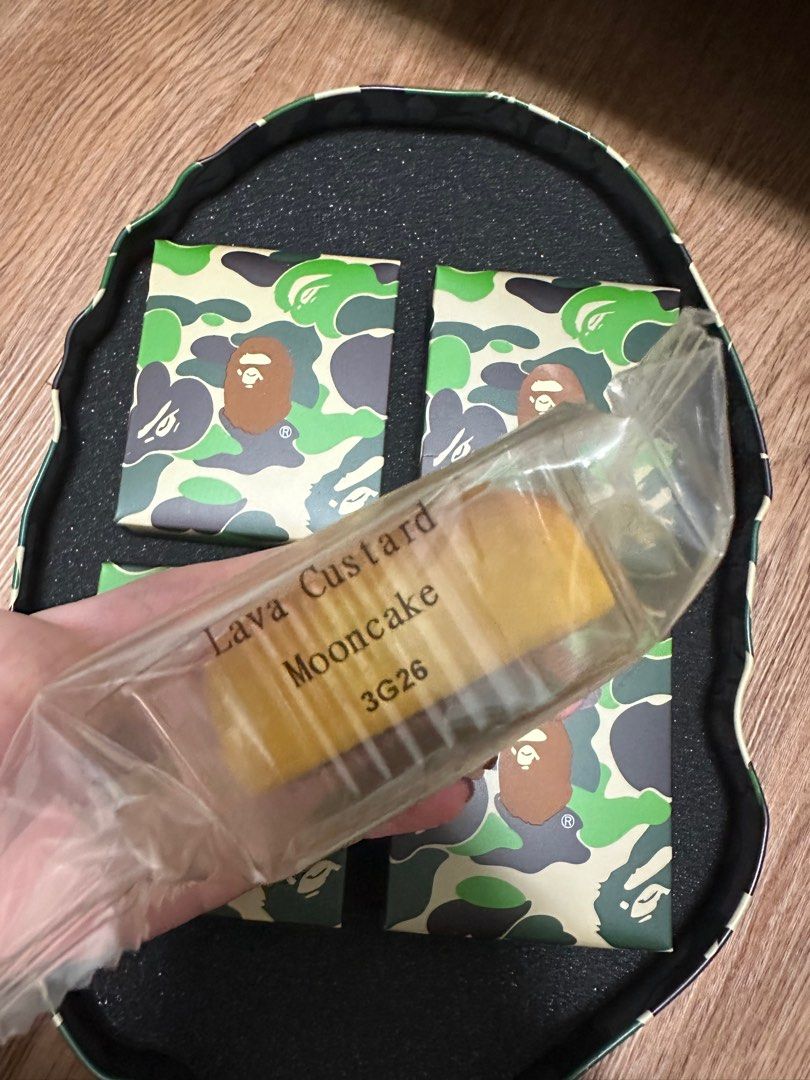 A Bathing Ape Mooncake (Lava Custard), Luxury, Accessories on Carousell