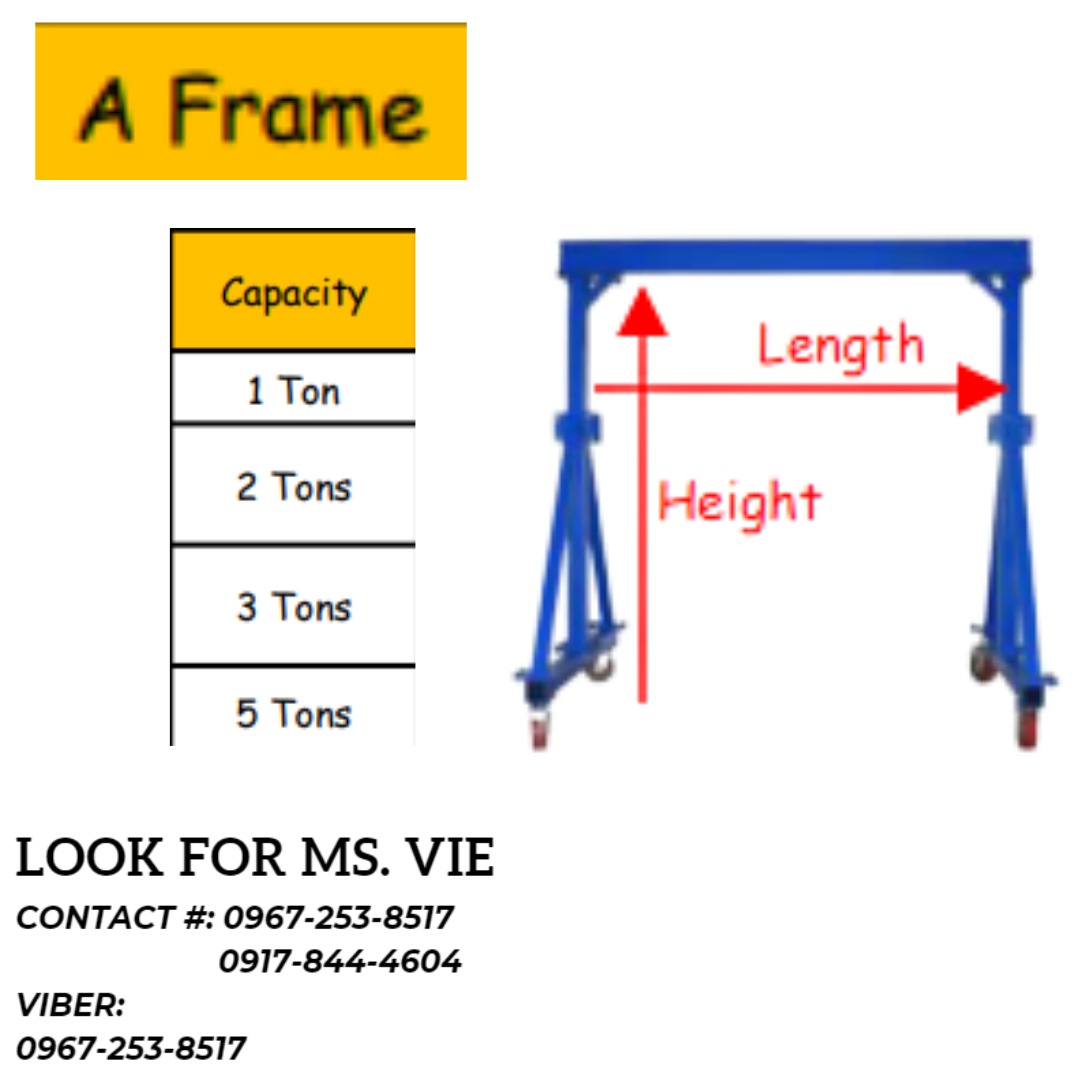 A FRAME, Commercial & Industrial, Industrial Equipment on Carousell