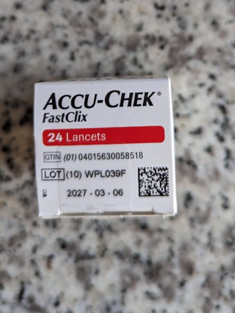 Accu Chek FastClix Lancet (24), Health & Nutrition, Health Monitors & Weighing Scales on Carousell