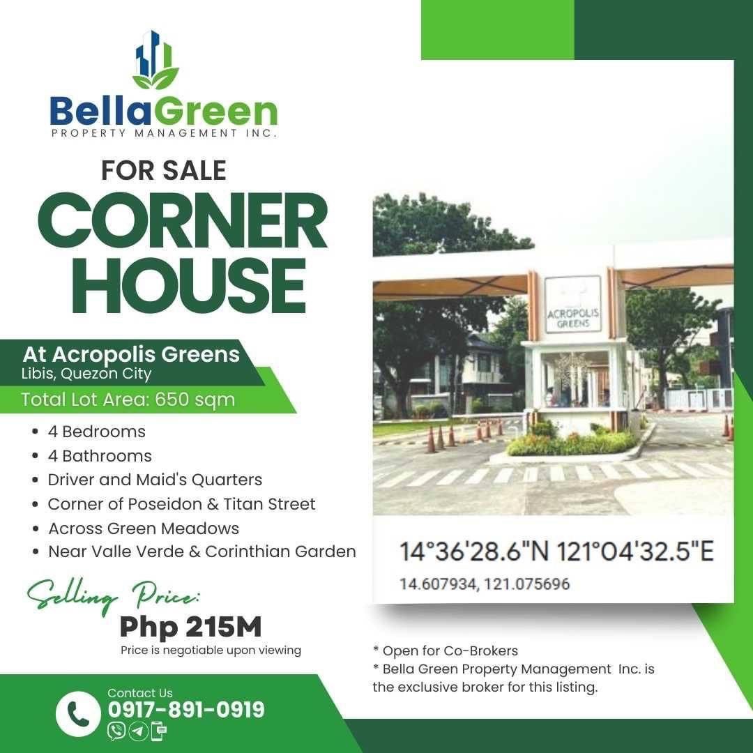 Acropolis Subdivision - Corner Lot (Rare) Along Poseidon Street ...