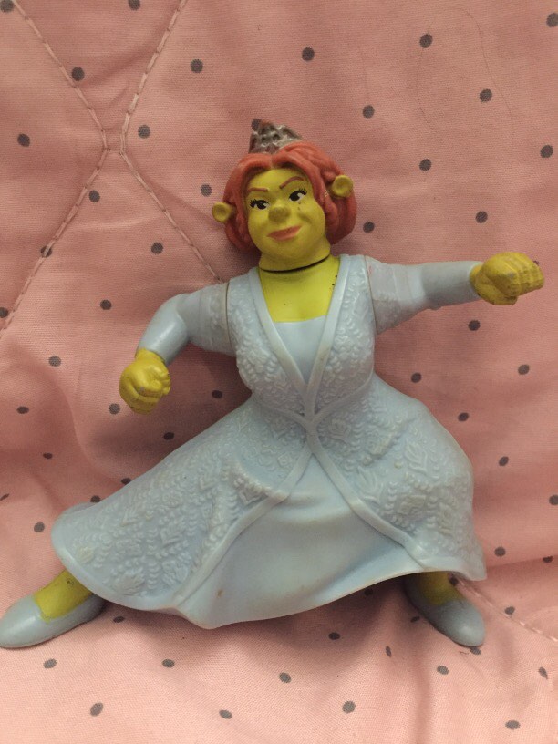 Action figure shrek happy meal shrek fiona action, Bayi & Anak, Mainan ...