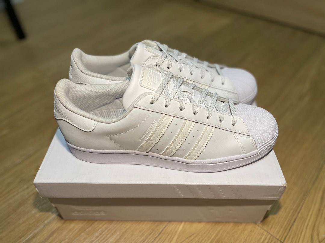Adidas Superstar Triple White (100% Original), Women's Fashion ...