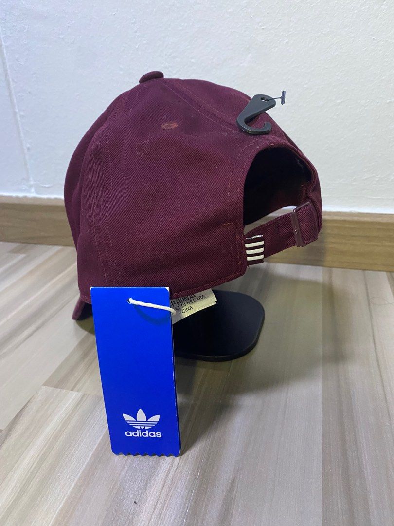 Adidas trefoil cap - Maroon, Men's Fashion, Watches & Accessories, Caps ...
