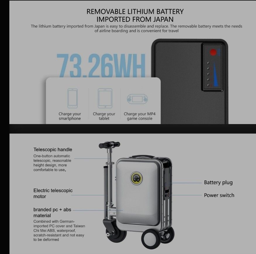 Airwheel Luggage Riding box, Hobbies & Toys, Travel, Luggages on Carousell