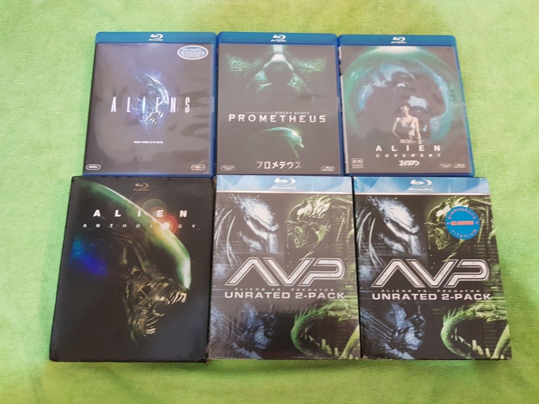 Alien & Aliens Original Blu-Ray Boxsets, Hobbies & Toys, Music & Media ...
