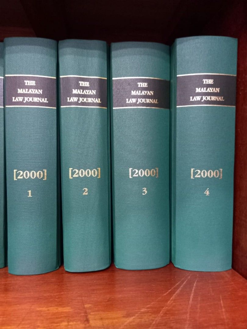 Malayan Law Journal & All Malaysia Report, Hobbies & Toys, Books ...