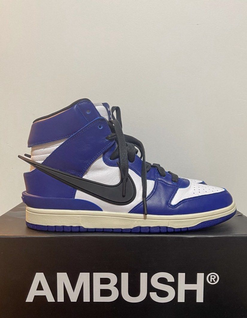 Ambush Dunk High Royal Blue, Men's Fashion, Footwear, Sneakers on Carousell