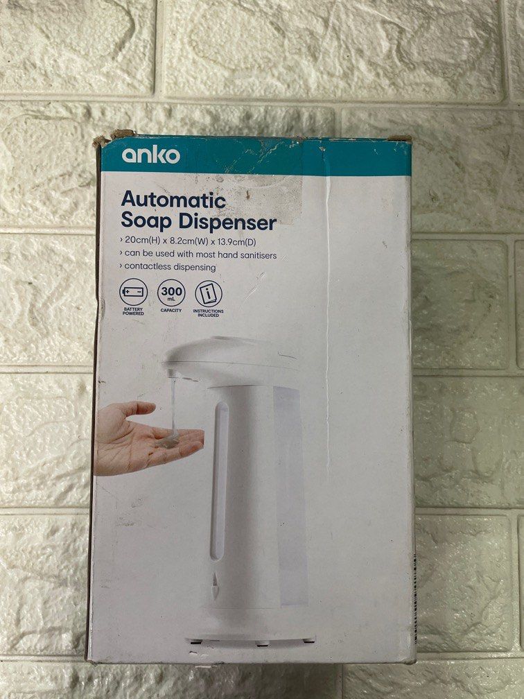 Anko Automatic Soap Dispenser, Furniture & Home Living, Bathroom ...