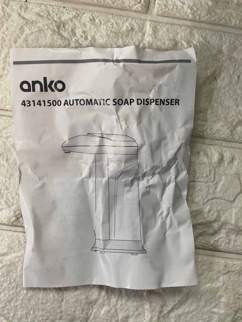 Anko Automatic Soap Dispenser, Furniture & Home Living, Bathroom ...
