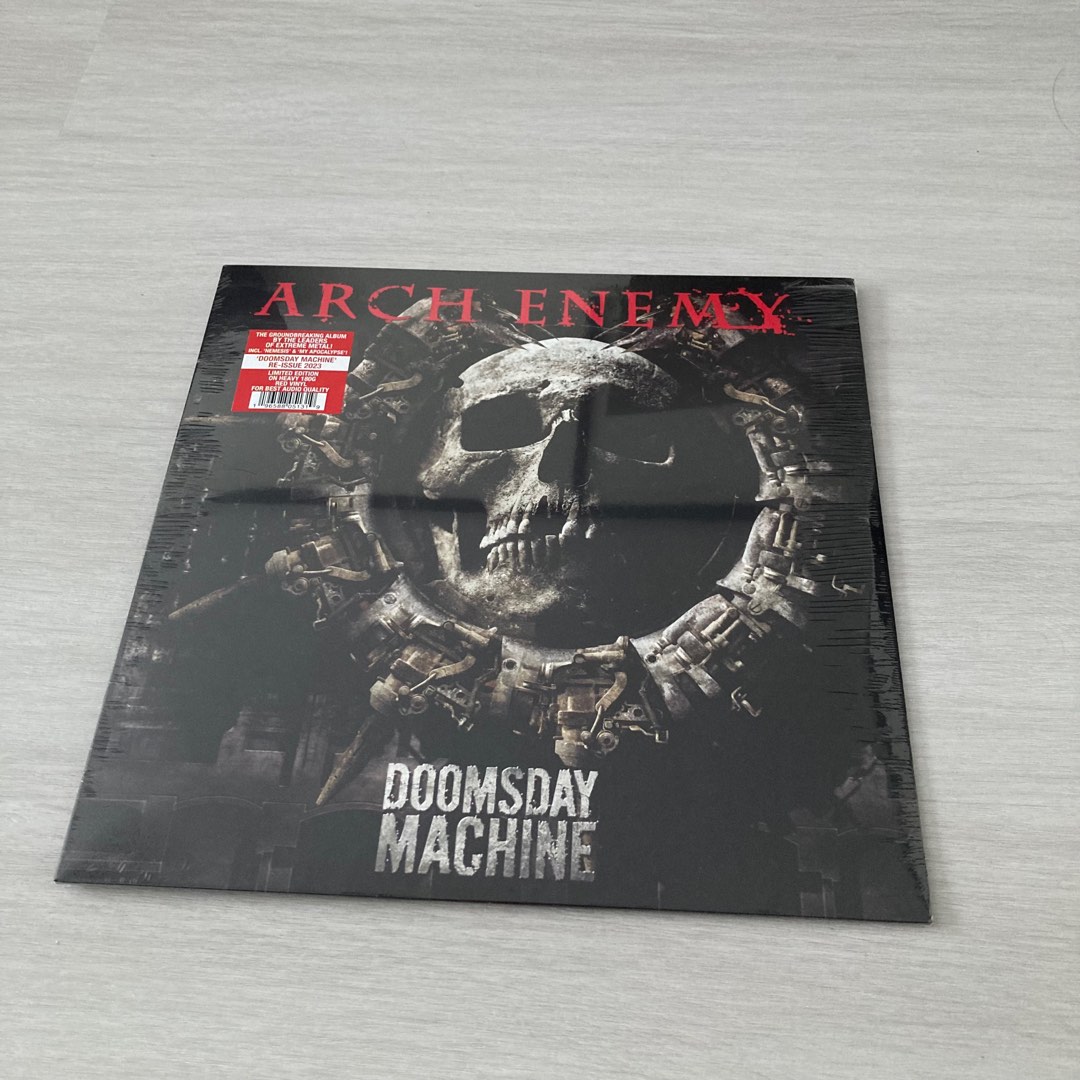 Arch Enemy Doomsday Machine Reissue 2023 vinyl, Hobbies & Toys, Music ...