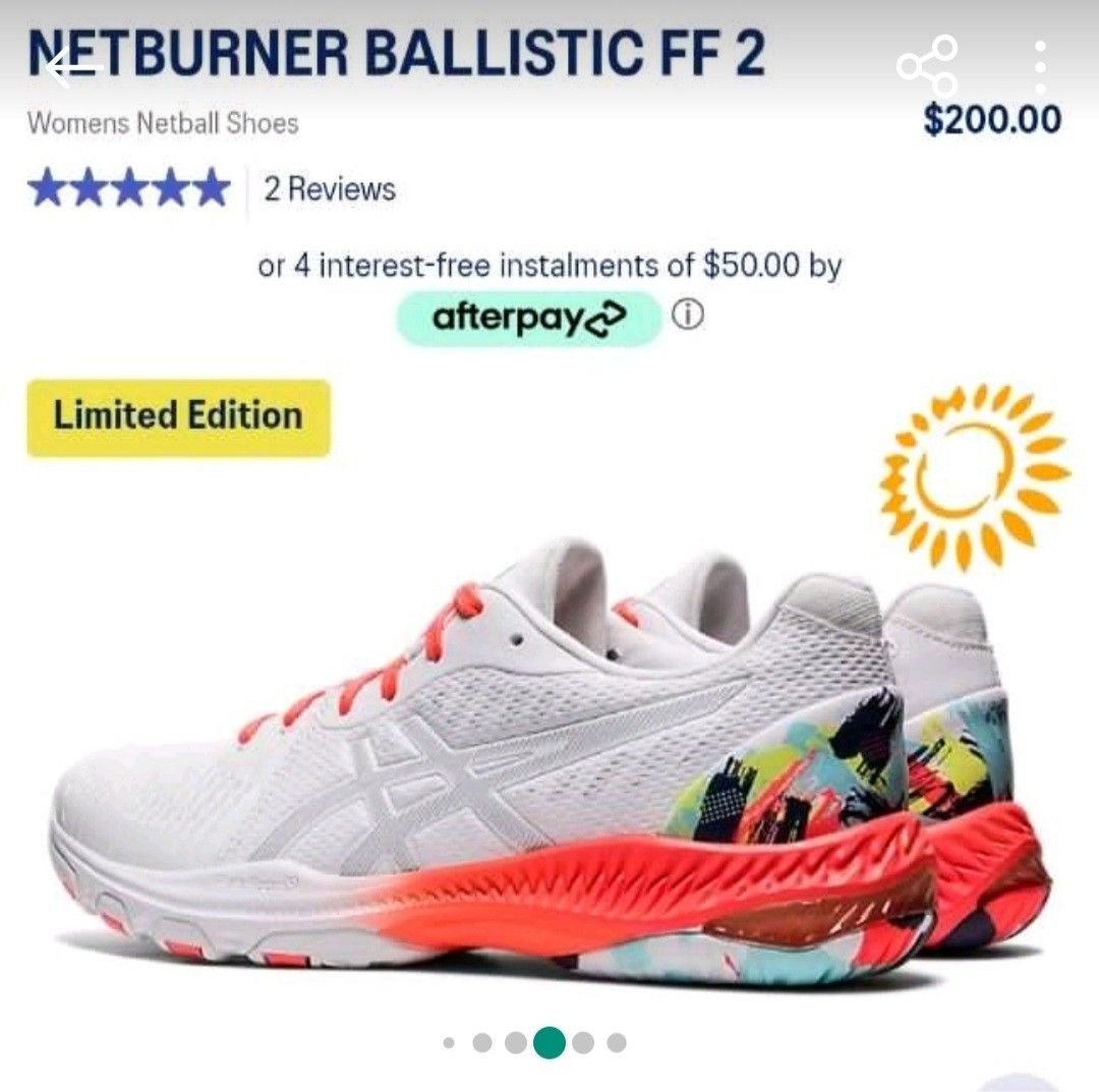 Asics Netburner Ballistic FF2 Netball/Volleyball Shoes, 名牌, 鞋及波鞋 ...