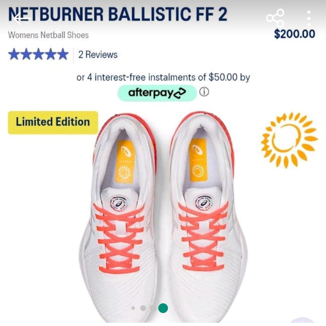 Asics Netburner Ballistic FF2 Netball/Volleyball Shoes, 名牌, 鞋及波鞋 ...