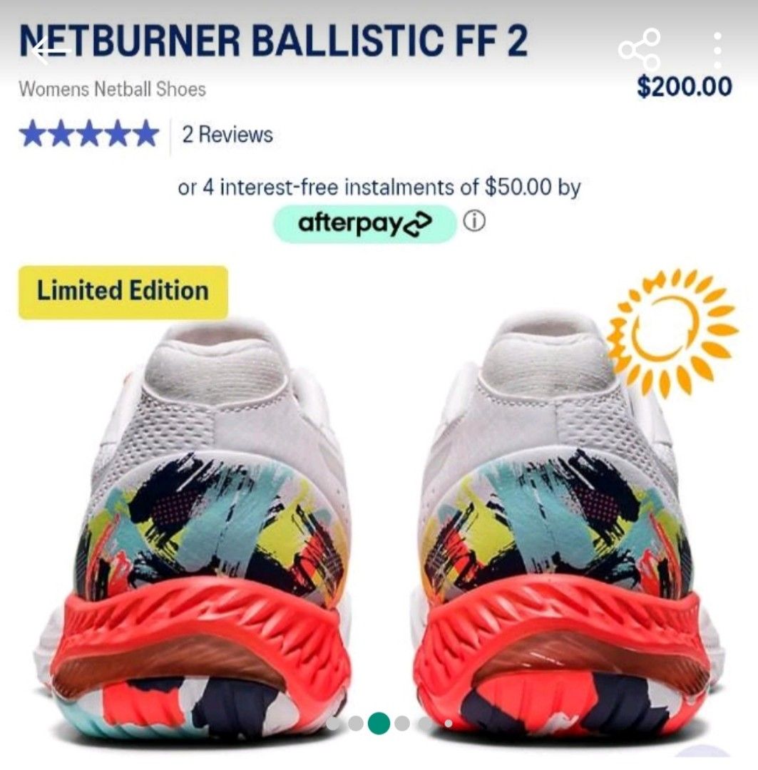 Asics Netburner Ballistic FF2 Netball/Volleyball Shoes, 名牌, 鞋及波鞋 ...