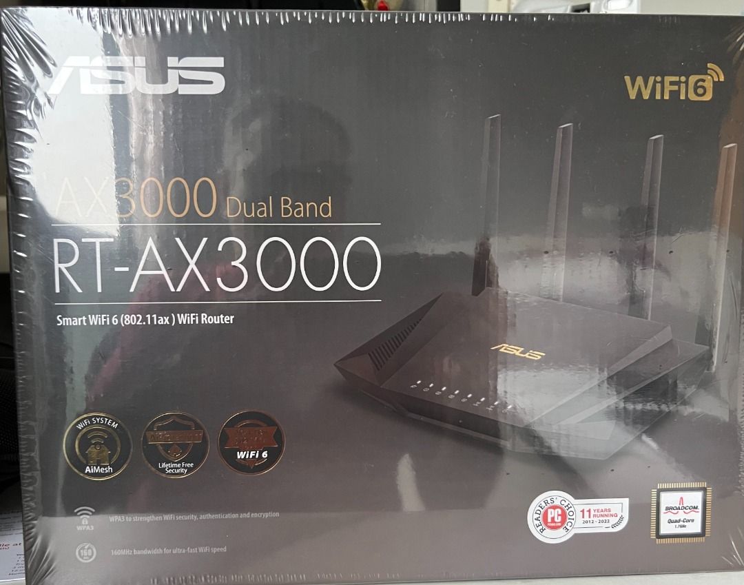 Asus RT-AX3000 Dual Band Router, Computers & Tech, Parts & Accessories ...