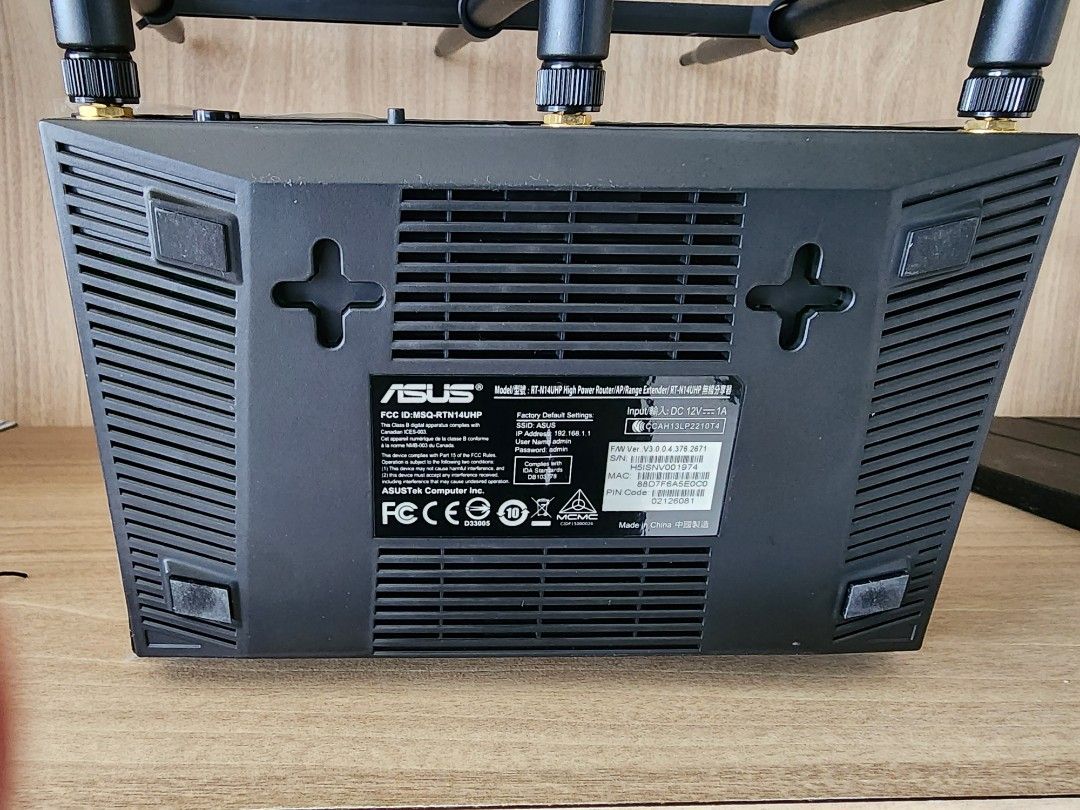 Asus RT-N14UHP Wifi Router, Computers & Tech, Parts & Accessories ...