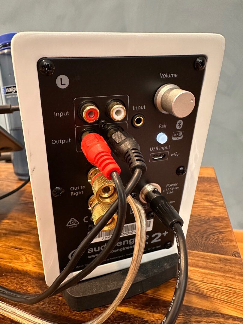 Audioengine A2+ Wireless Bluetooth Speaker System (Hi-Gloss White ...