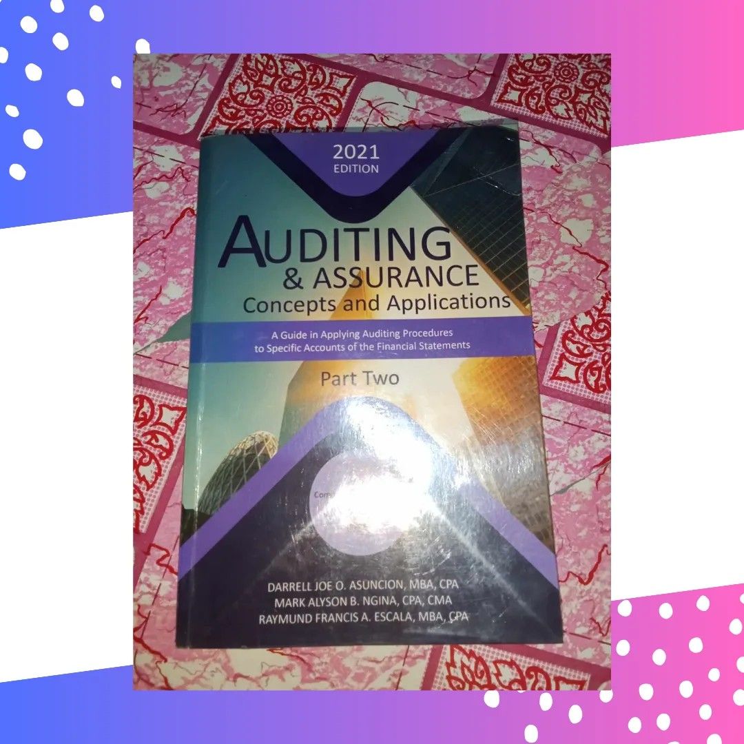 Auditing And Assurance Concepts And Applications Pt 2 Hobbies And Toys Books And Magazines