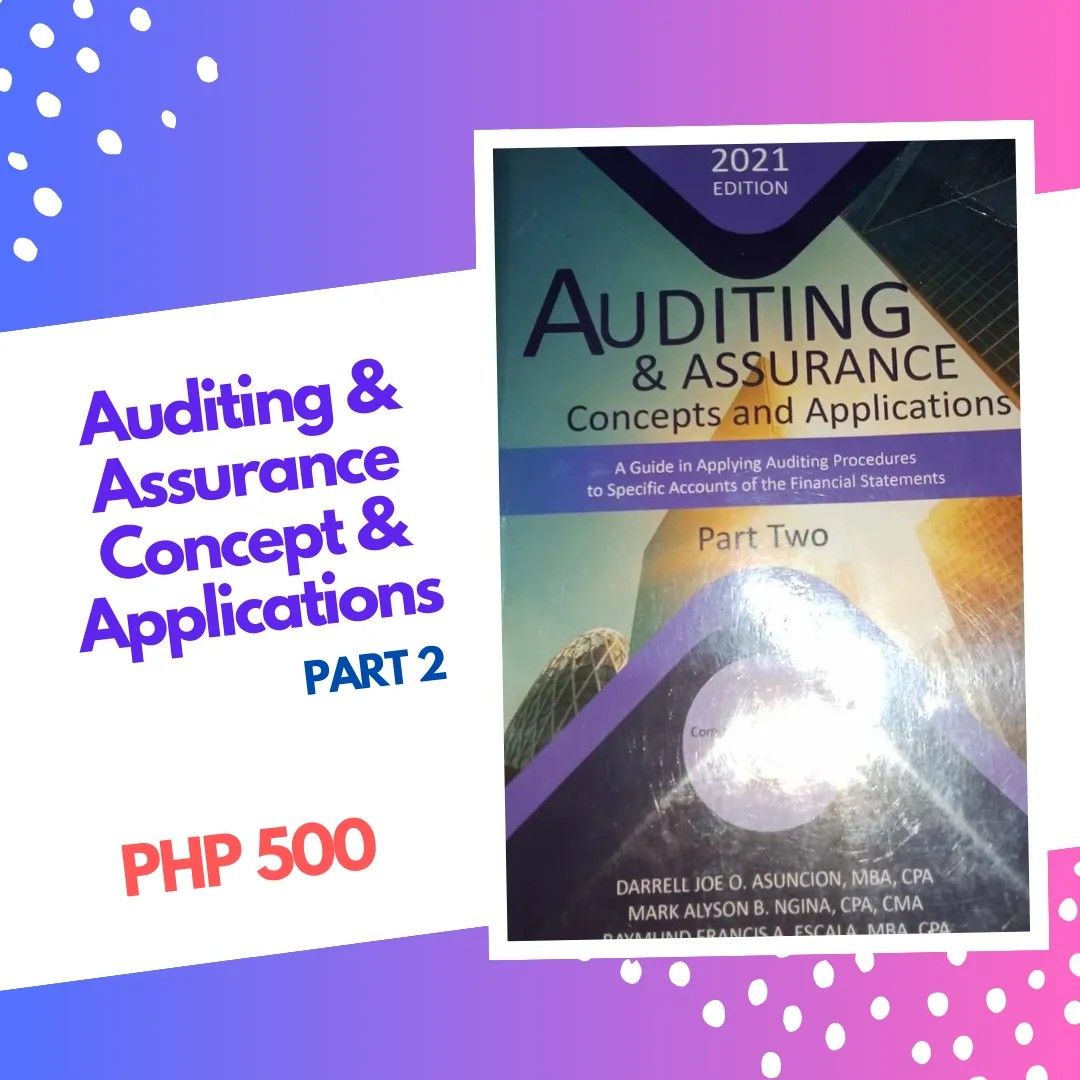 Auditing And Assurance Concepts And Applications Pt 2 Hobbies And Toys