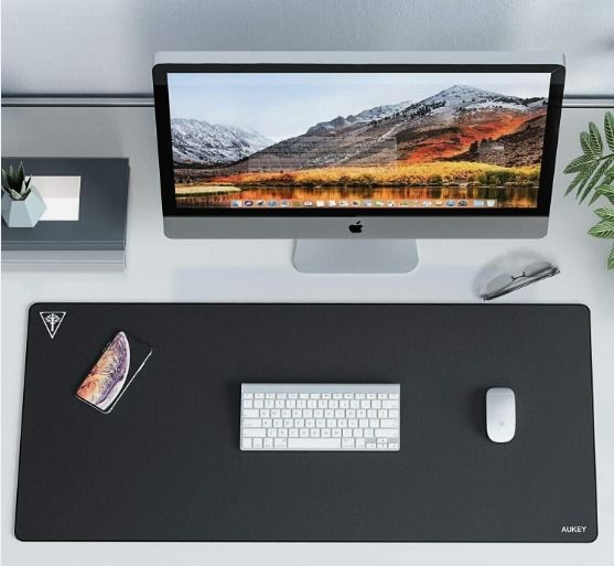 Aukey Km P3 Non Slip Spill Resistant Desk Gaming Mouse Pad Xxl Black Computers And Tech Parts
