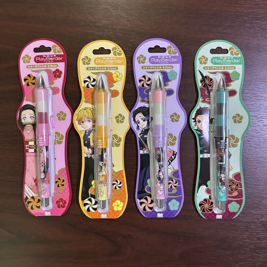 [Authentic] Demon Slayer Dr. Grip Mechanical Pencil 0.5, Hobbies & Toys ...