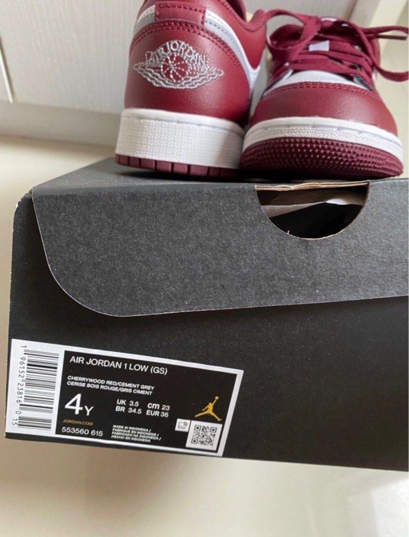 Authentic jordan 1 low, Women's Fashion, Footwear, Sneakers on Carousell