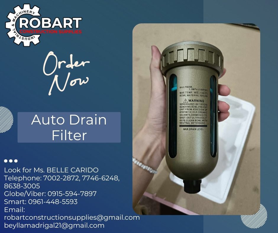 Auto Drain Filter, Commercial & Industrial, Construction Tools ...