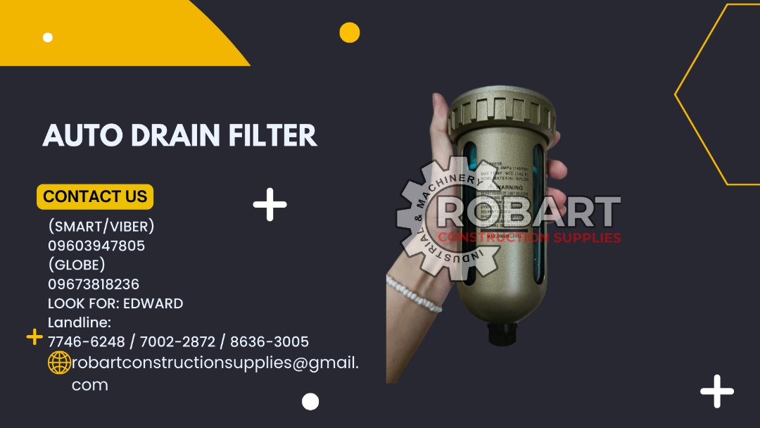 AUTO DRAIN FILTER, Commercial & Industrial, Construction & Building ...