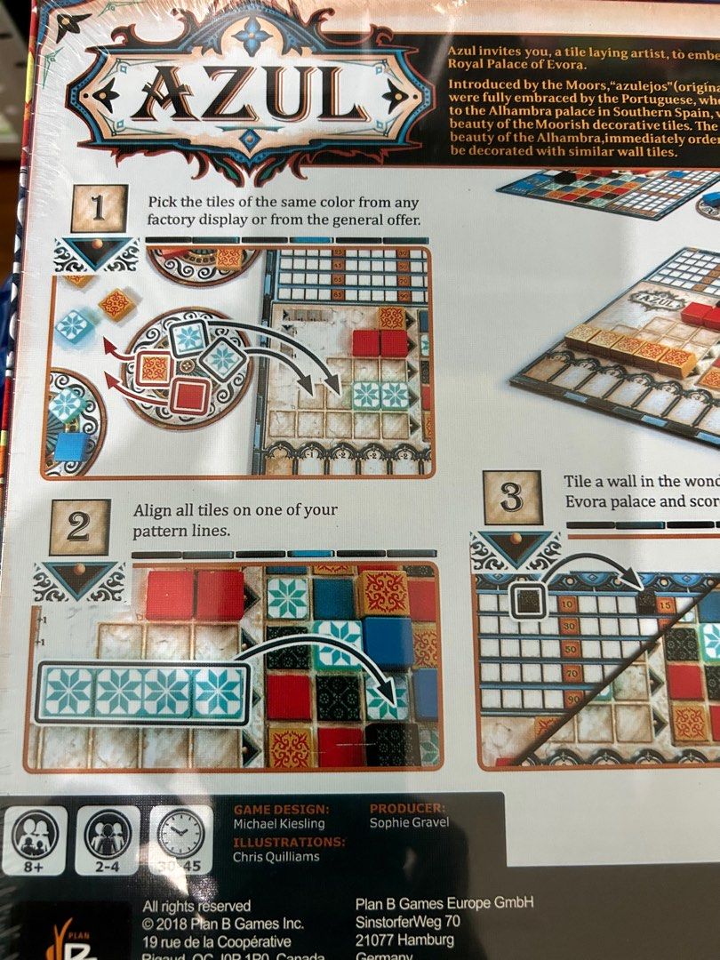 AZUL- Board Games, Hobbies & Toys, Toys & Games on Carousell