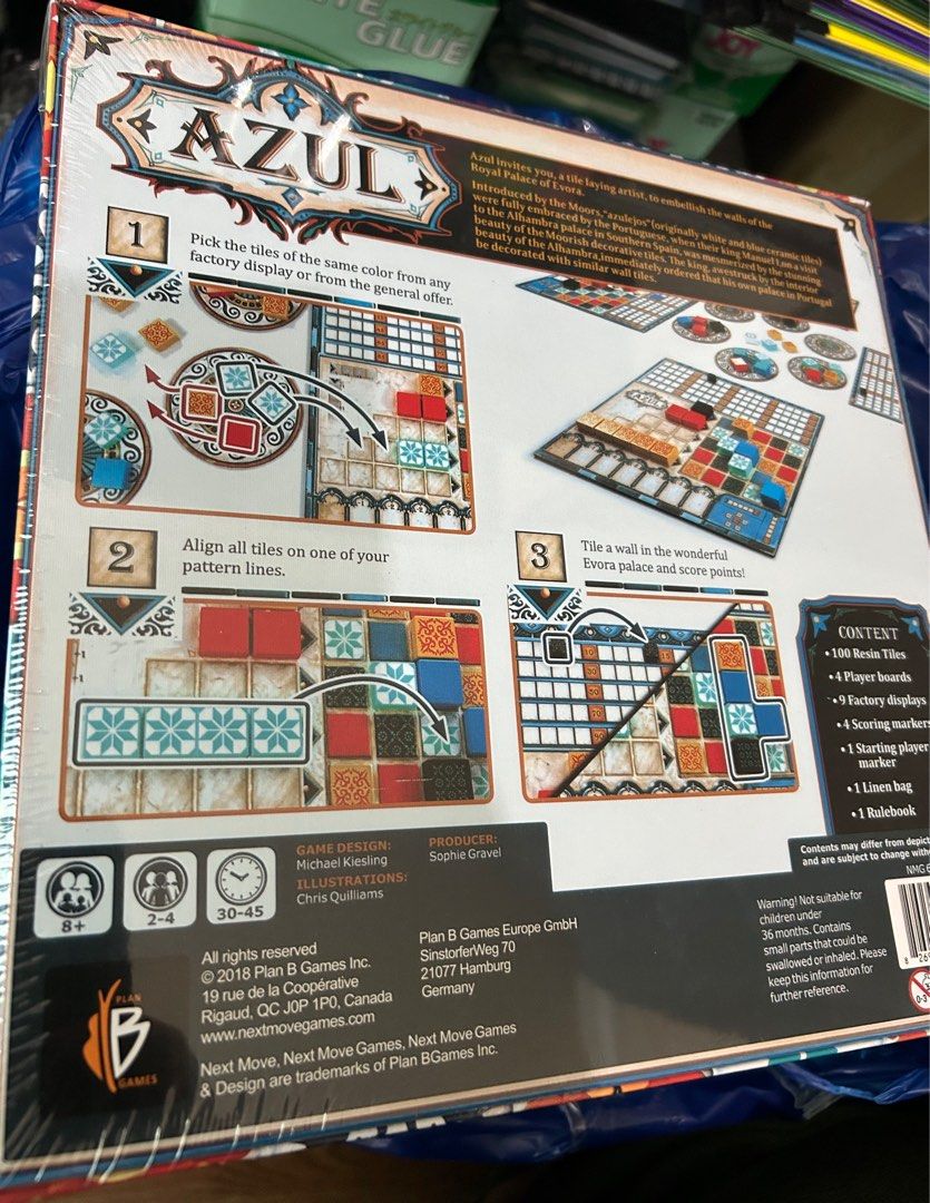 AZUL- Board Games, Hobbies & Toys, Toys & Games on Carousell